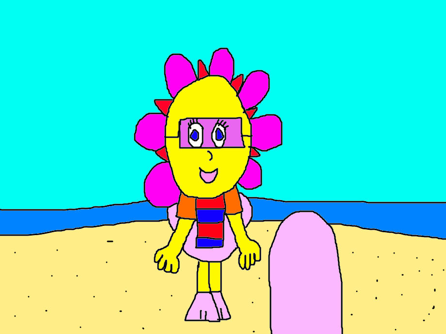 Sunny Funny at the Beach by MJEGameandComicFan89 on DeviantArt