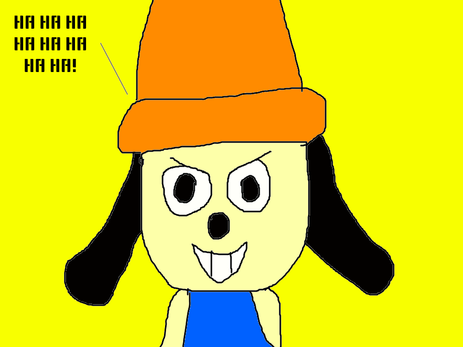 PaRappa's Evil Laugh by MJEGameandComicFan89 on DeviantArt