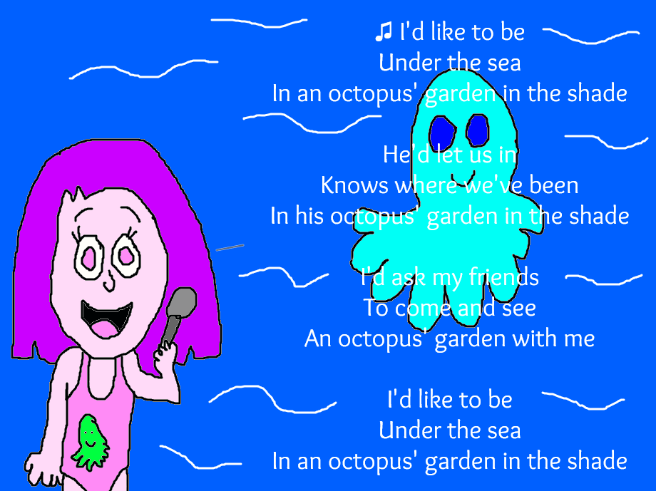 Harmony Singing Octopus' Garden by MJEGameandComicFan89 on DeviantArt