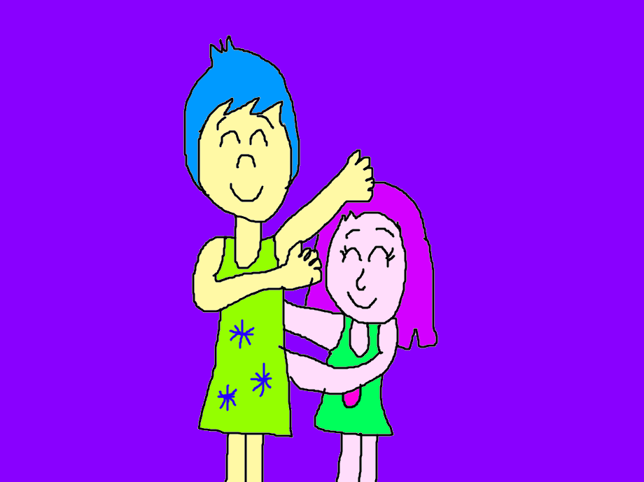 Joy Comforting Harmony While Hugging by MJEGameandComicFan89 on DeviantArt