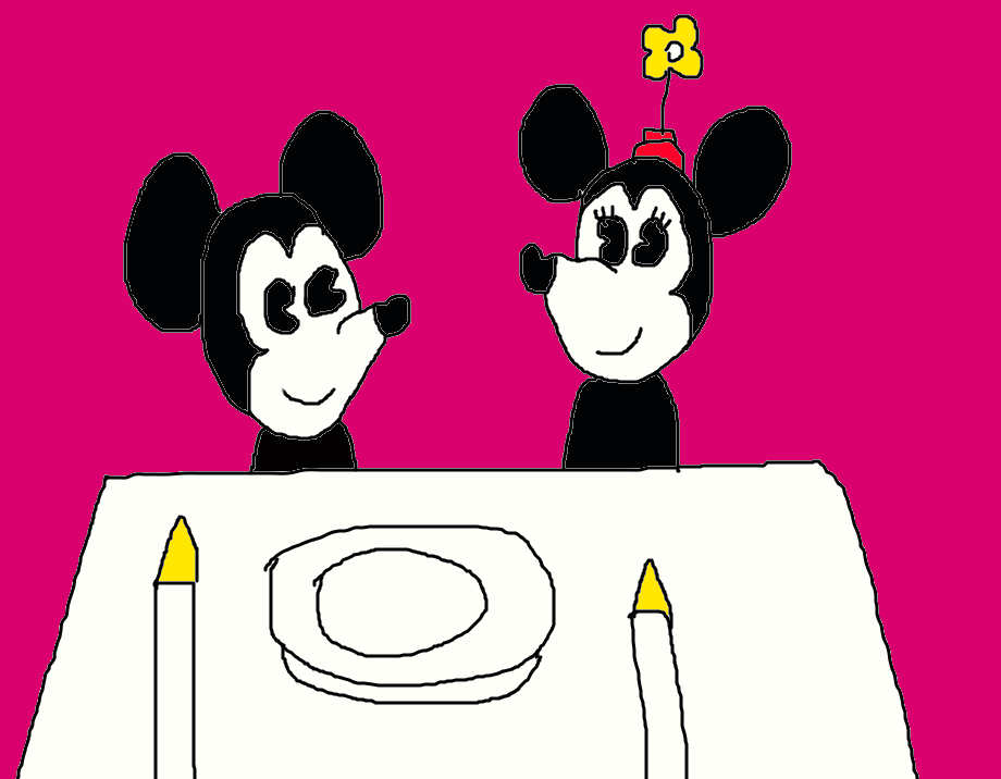 Mickey and Minnie at a Fancy Restaurant by MJEGameandComicFan89 on ...