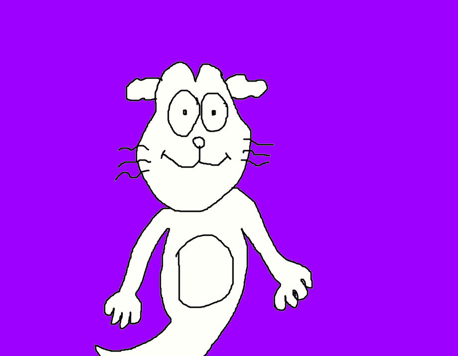 Eek the Cat as a Ghost by MJEGameandComicFan89 on DeviantArt