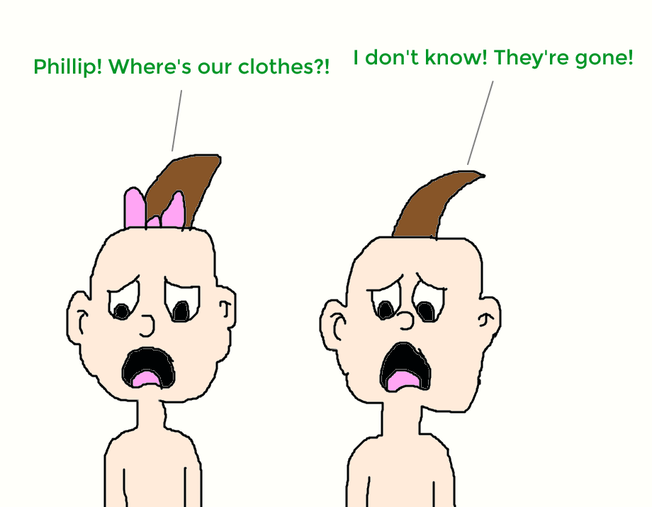 Phil and Lil's Clothes are Gone! by MJEGameandComicFan89 on DeviantArt