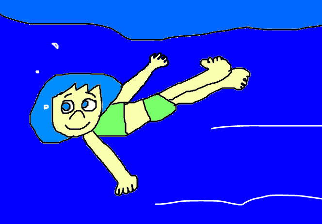 Joy Swimming Underwater in the Lake by MJEGameandComicFan89 on DeviantArt