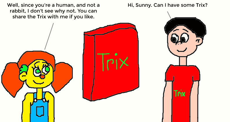 Can the Trix Rabbit Human Have Some Trix? by MJEGameandComicFan89 on ...