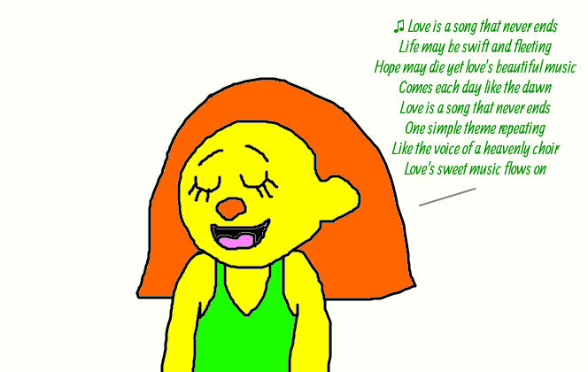 Sundae Monster Singing Love Is a Song from Bambi by ...