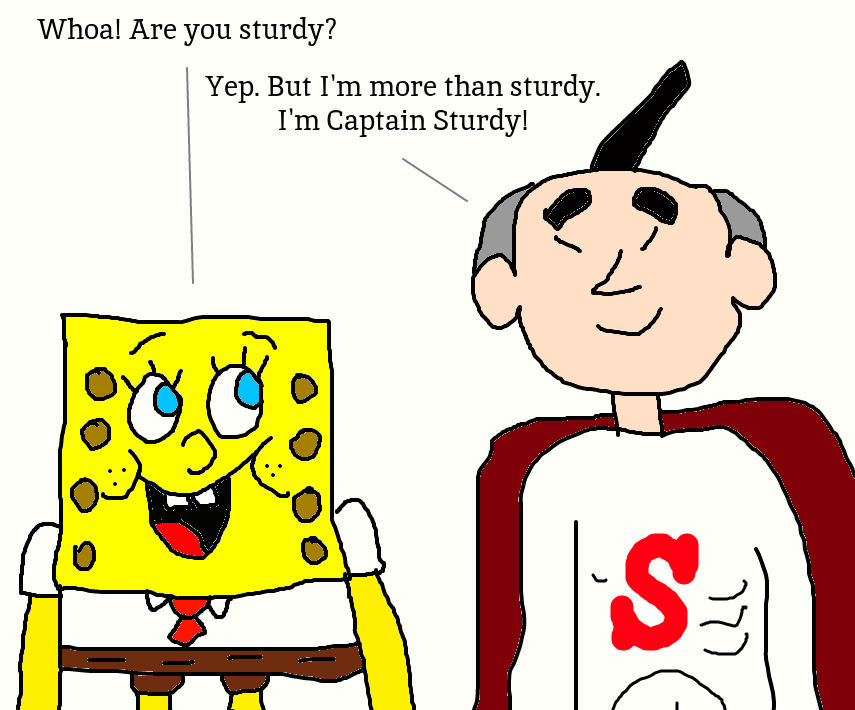SpongeBob SquarePants Meeting Captain Sturdy by MJEGameandComicFan89 on ...