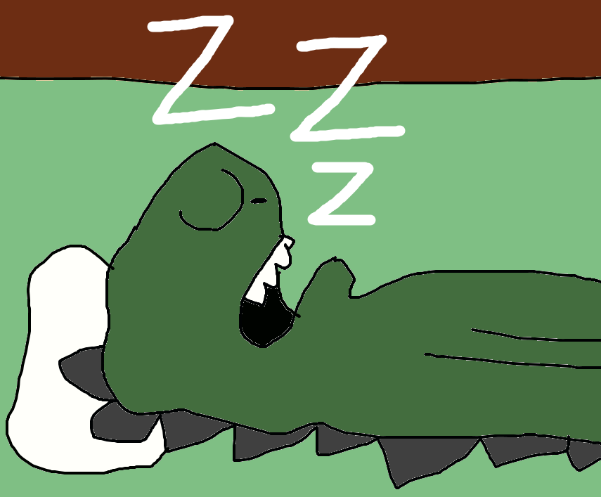 Godzilla Sleeping on the Floor in the Loud House by ...