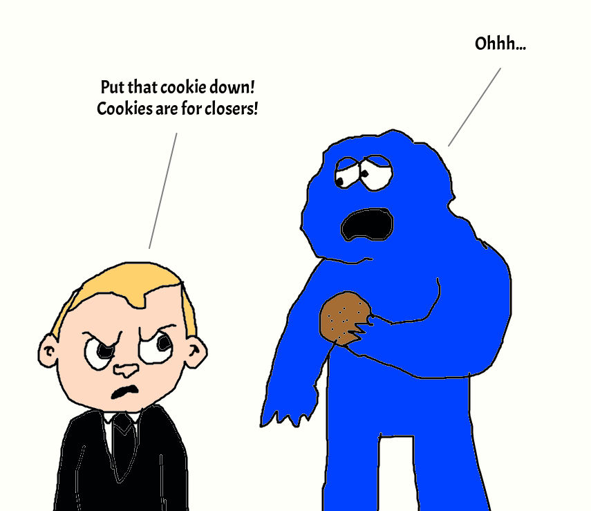 Put That Cookie Down, Cookie Monster! by MJEGameandComicFan89 on DeviantArt