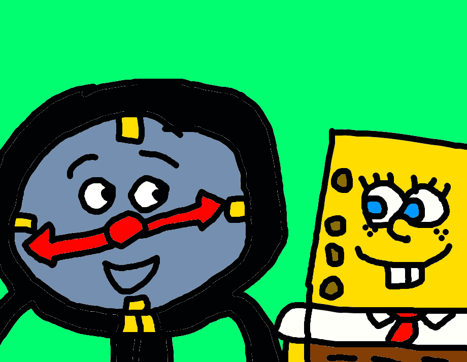 SpongeBob SquarePants Meeting Tony the Clock by MJEGameandComicFan89 on ...