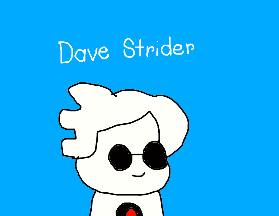 Dave Strider from Homestuck Smiling by MJEGameandComicFan89 on DeviantArt