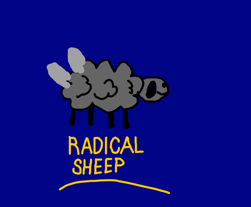 Radical Sheep Logo with a Sheep by MJEGameandComicFan89 on DeviantArt