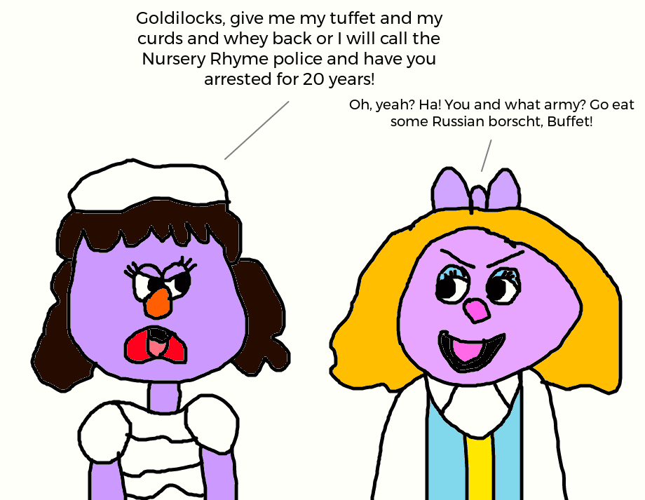 Give Miss Muffet Back her Curds and Whey! by MJEGameandComicFan89 on ...