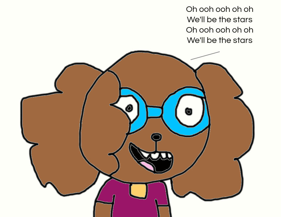 Delia Singing We'll be the Stars by MJEGameandComicFan89 on DeviantArt