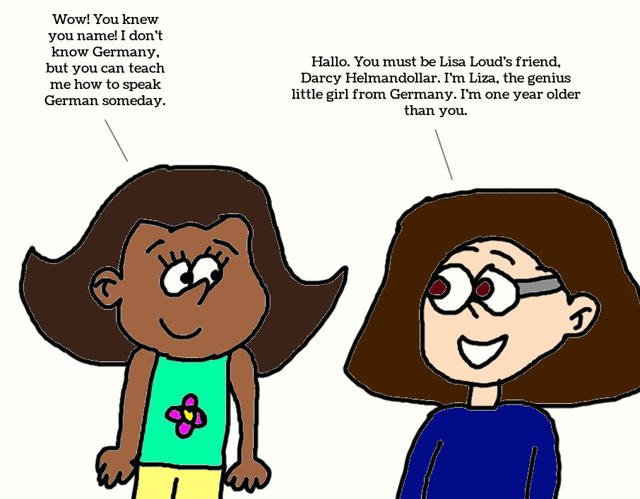 Darcy Homandollar Meeting Liza from Germany by MJEGameandComicFan89 on ...