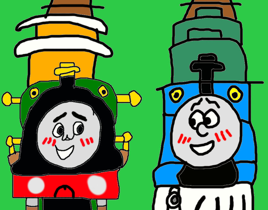 Thomas and Emily's Blush due to Wrong Coaches! by MJEGameandComicFan89 ...