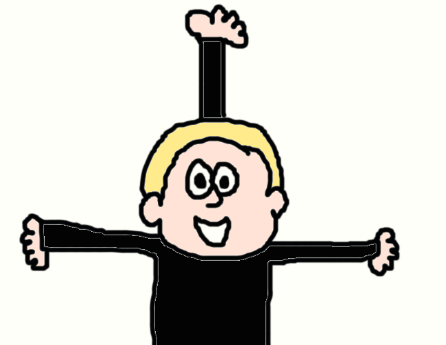 A Human with Three Hands by MJEGameandComicFan89 on DeviantArt
