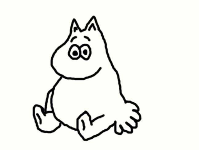 Moomin Alone (DeviantART Muro Style) by MJEGameandComicFan89 on DeviantArt