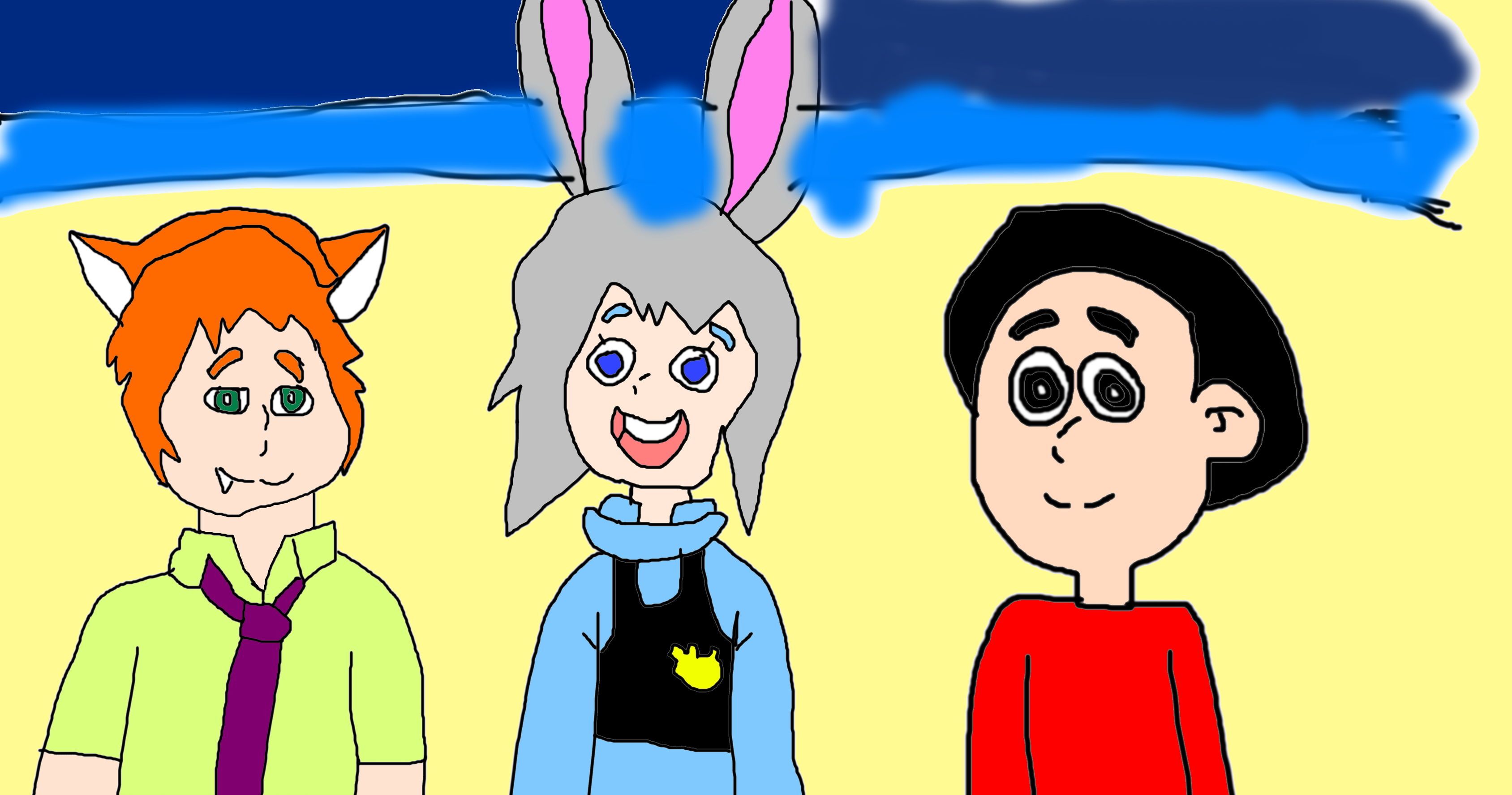 Anime zootopia characters and Alan at beach by MJEGameandComicFan89 on ...
