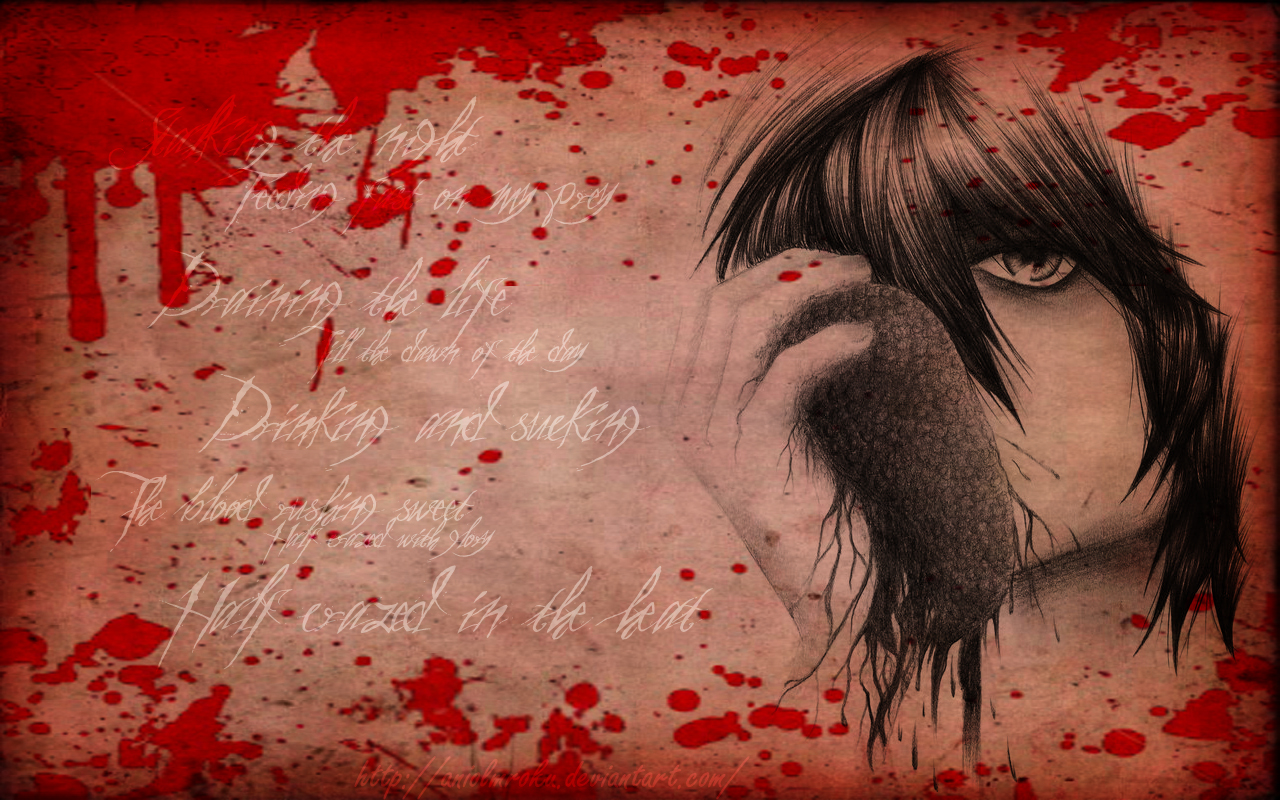 Bloodlust - wallpaper by Itzea on DeviantArt