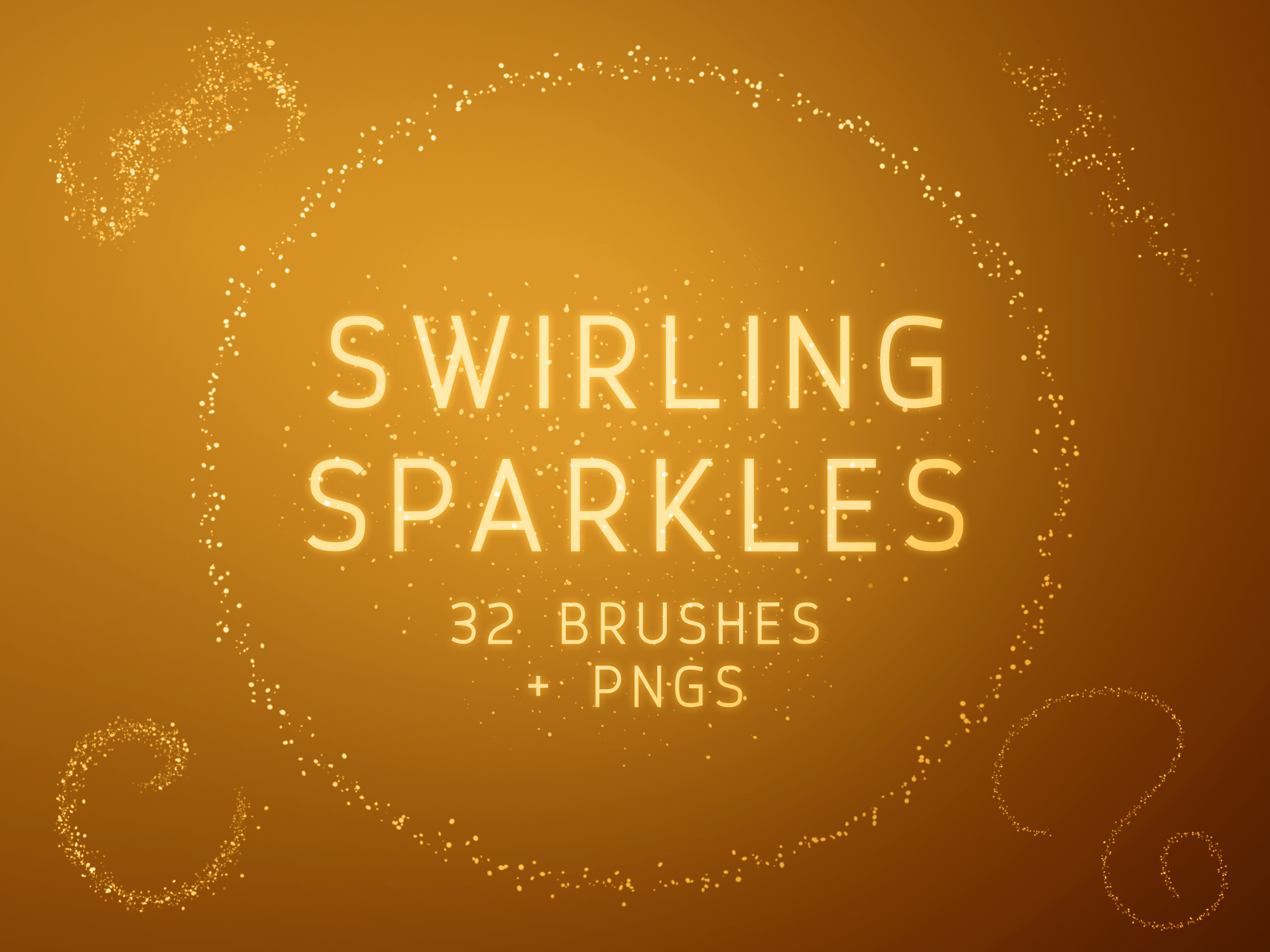 Swirling Sparkles Photoshop Brushes (Set of 32) by oabookcovers on ...
