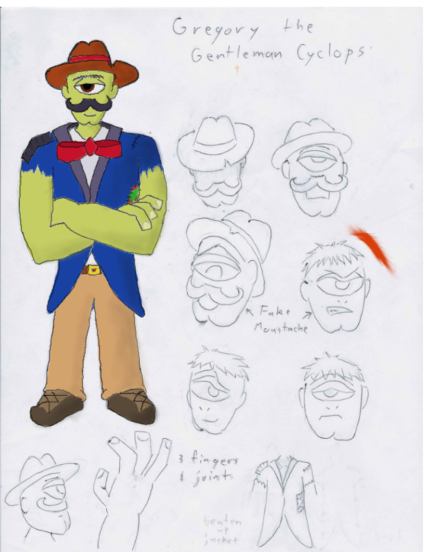 Gregory Reference Sheet- updated by PsycheComposer on DeviantArt