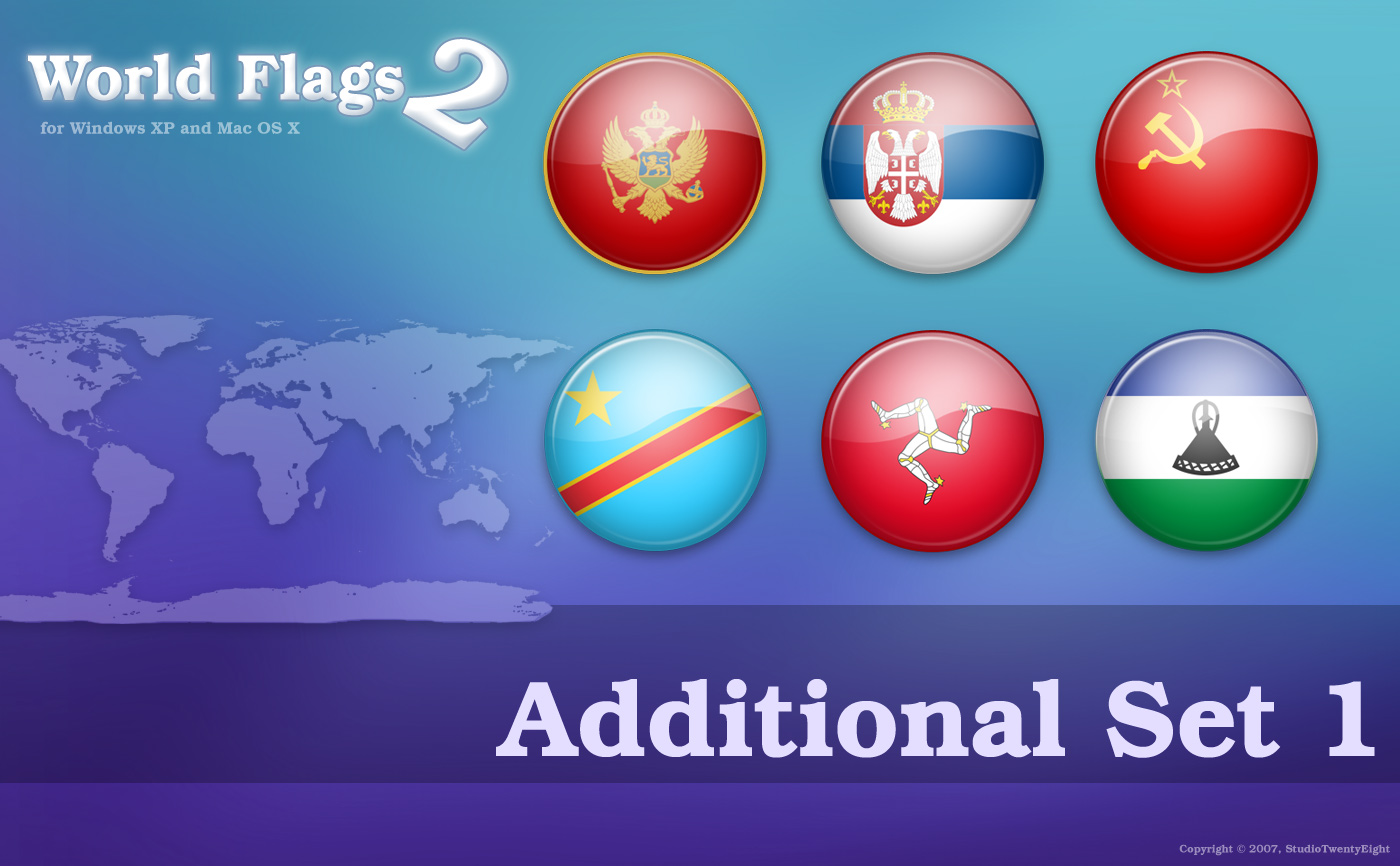 World Flags 2 Additional Set 1 by javierocasio on DeviantArt