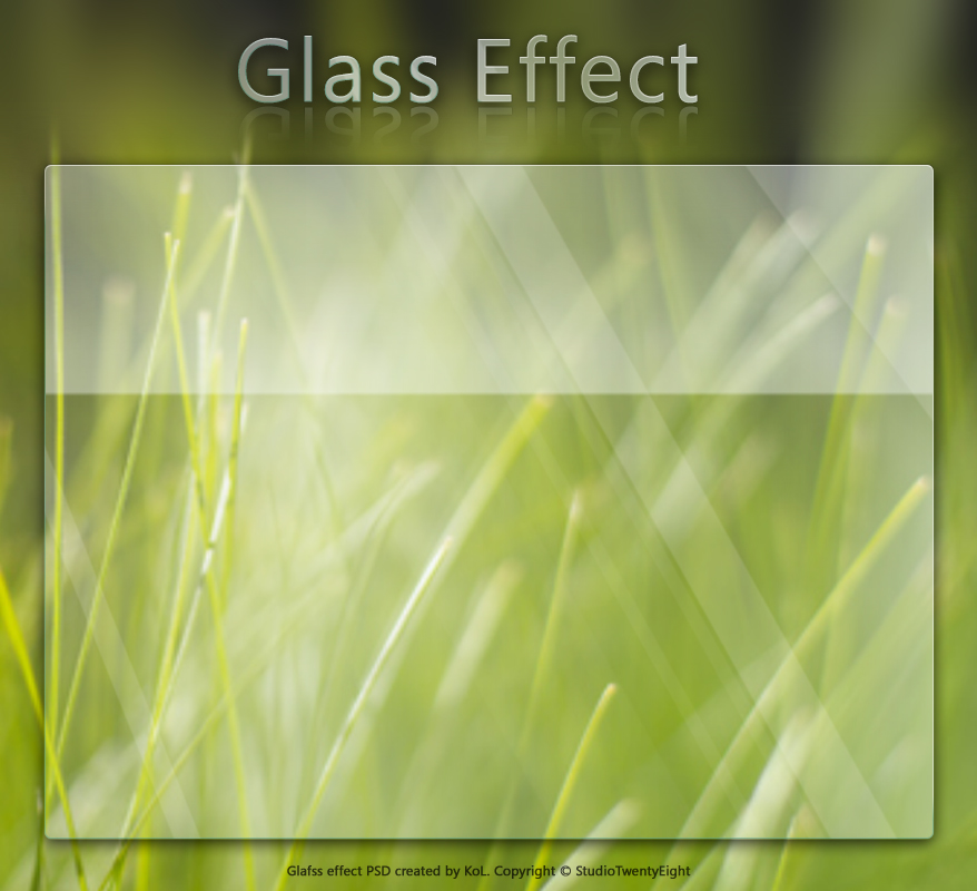 Glass Effect by javierocasio on DeviantArt