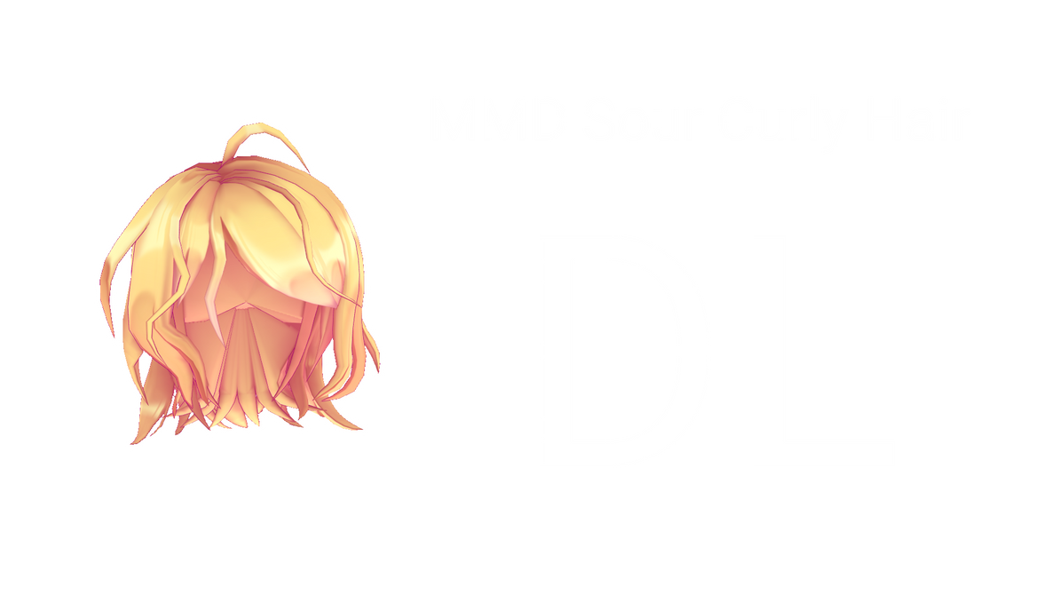MMD Sour curly hair - DL by MMDLily1027 on DeviantArt