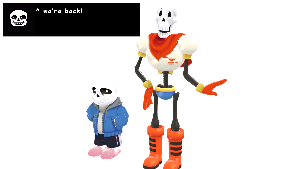(MMD Model update) Sans And Papyrus by sonicfanno101243 on DeviantArt
