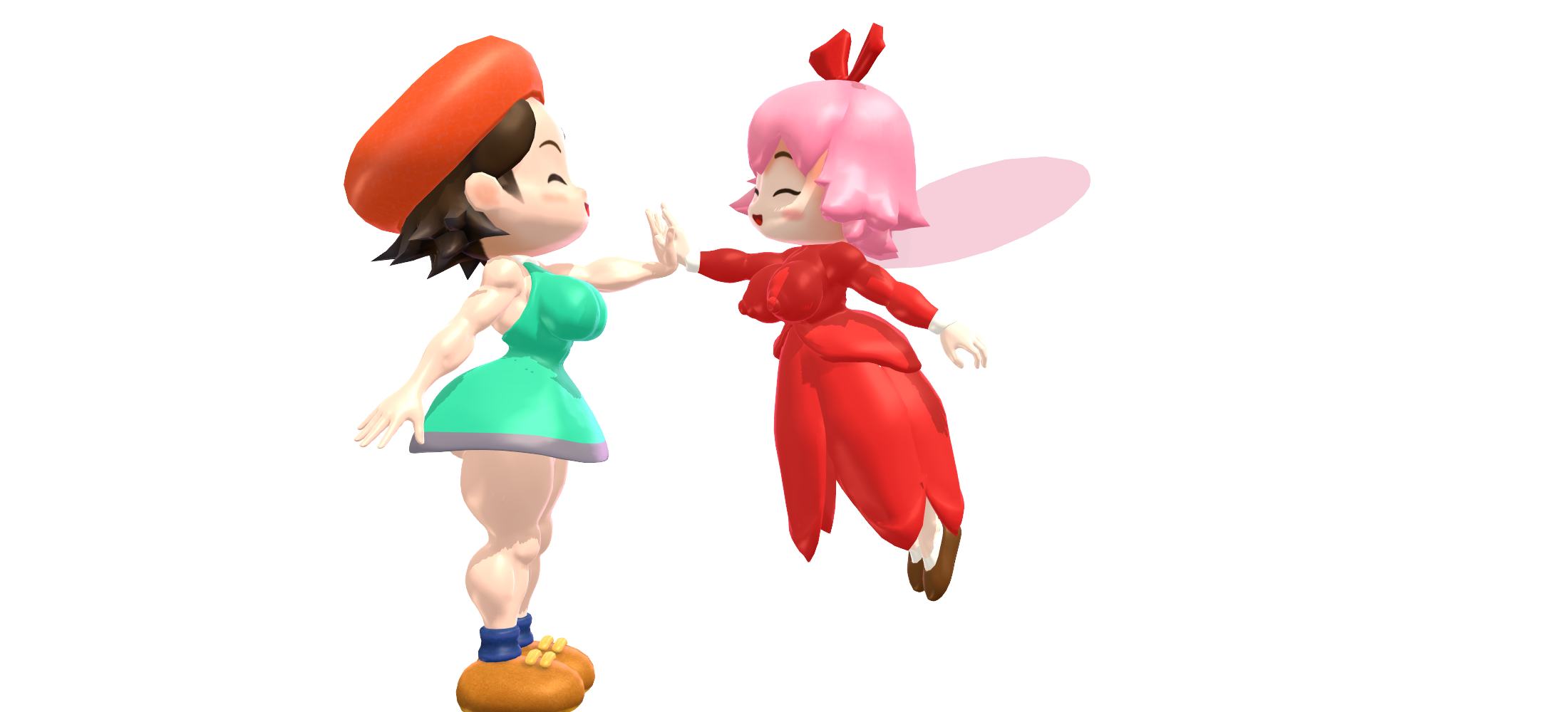 (mmd models) Km Adeleine and Ribbon by sonicfanno101243 on DeviantArt