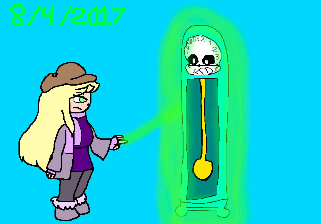Novella Turns Sans Into A Grandfather Clock by Elzathehedgehog on ...