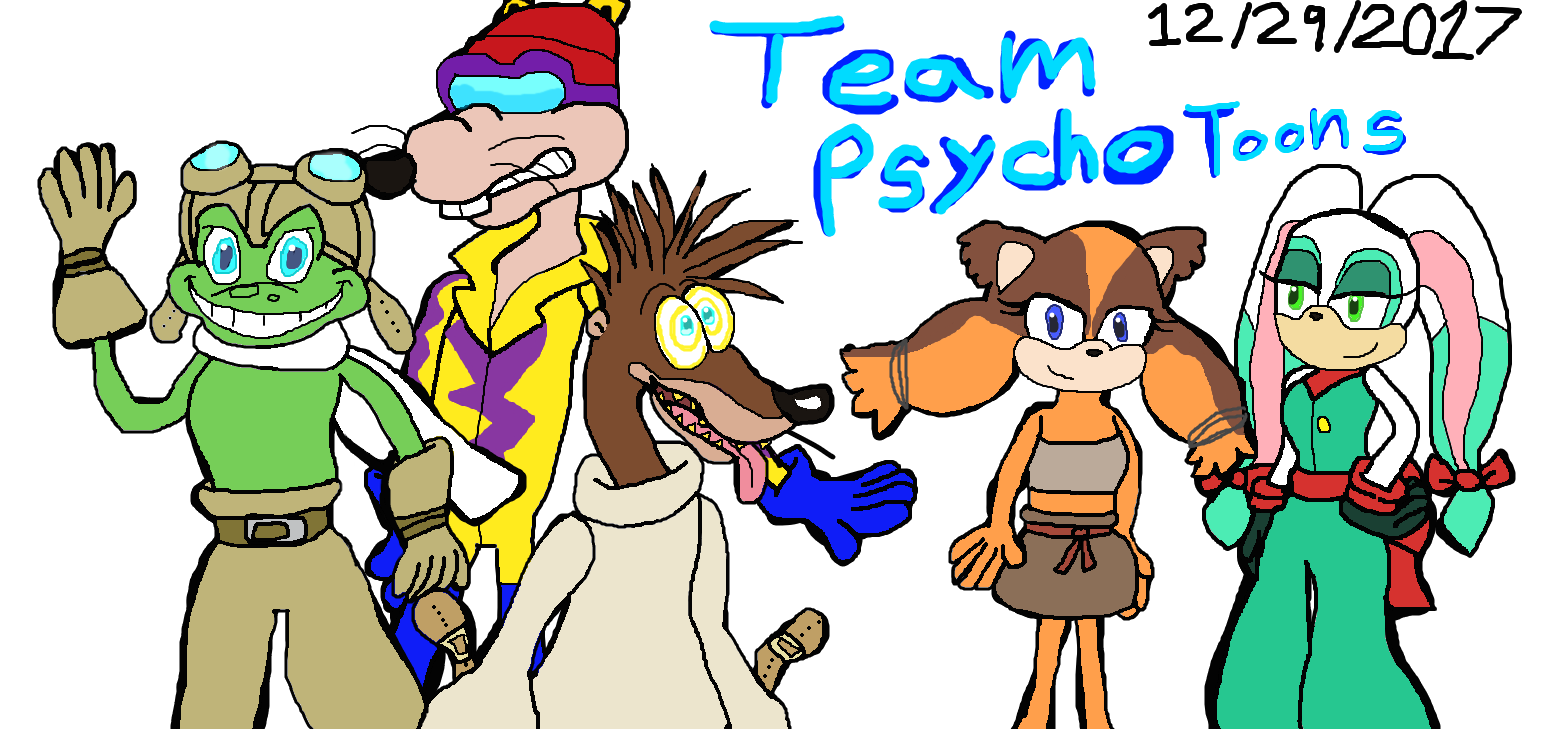 Team Psycho Toons of 2017 by Elzathehedgehog on DeviantArt