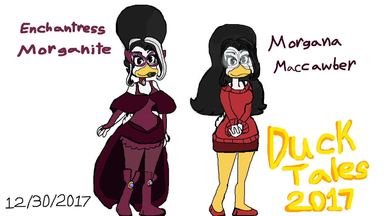 DuckTales 2017: Morgana And Morganite by Elzathehedgehog on DeviantArt