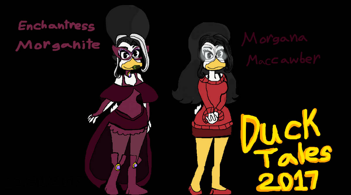 DuckTales 2017: Morgana And Morganite by Elzathehedgehog on DeviantArt
