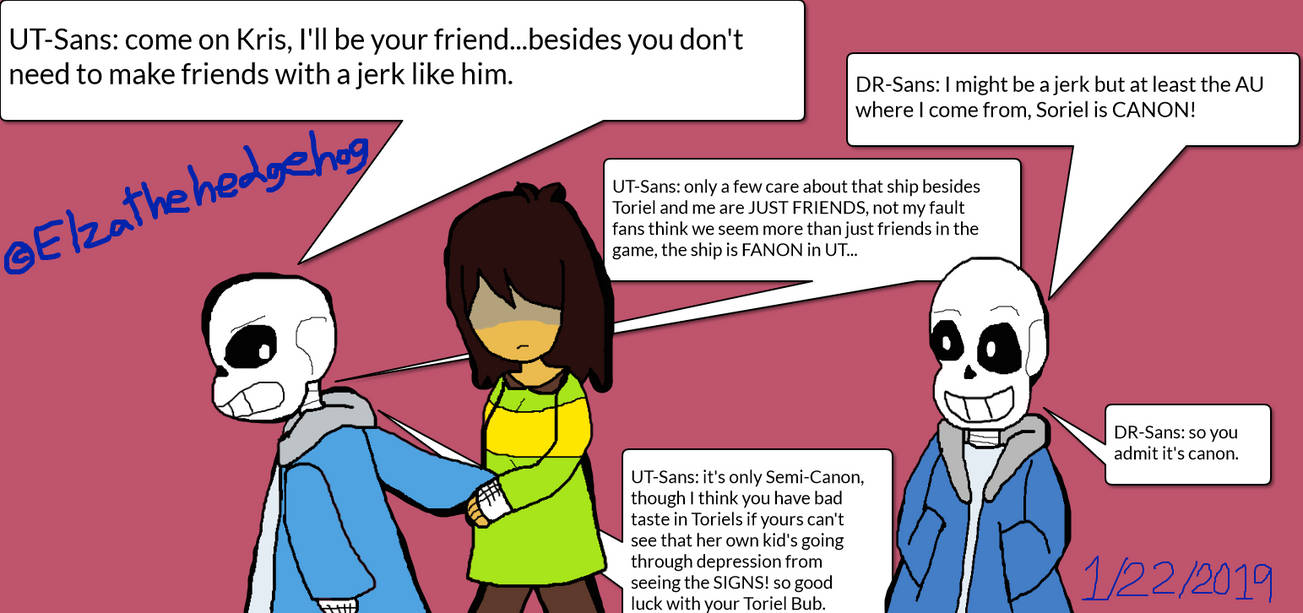 Kris's Sans-Friend And It's Semi-Canon by Elzathehedgehog on DeviantArt