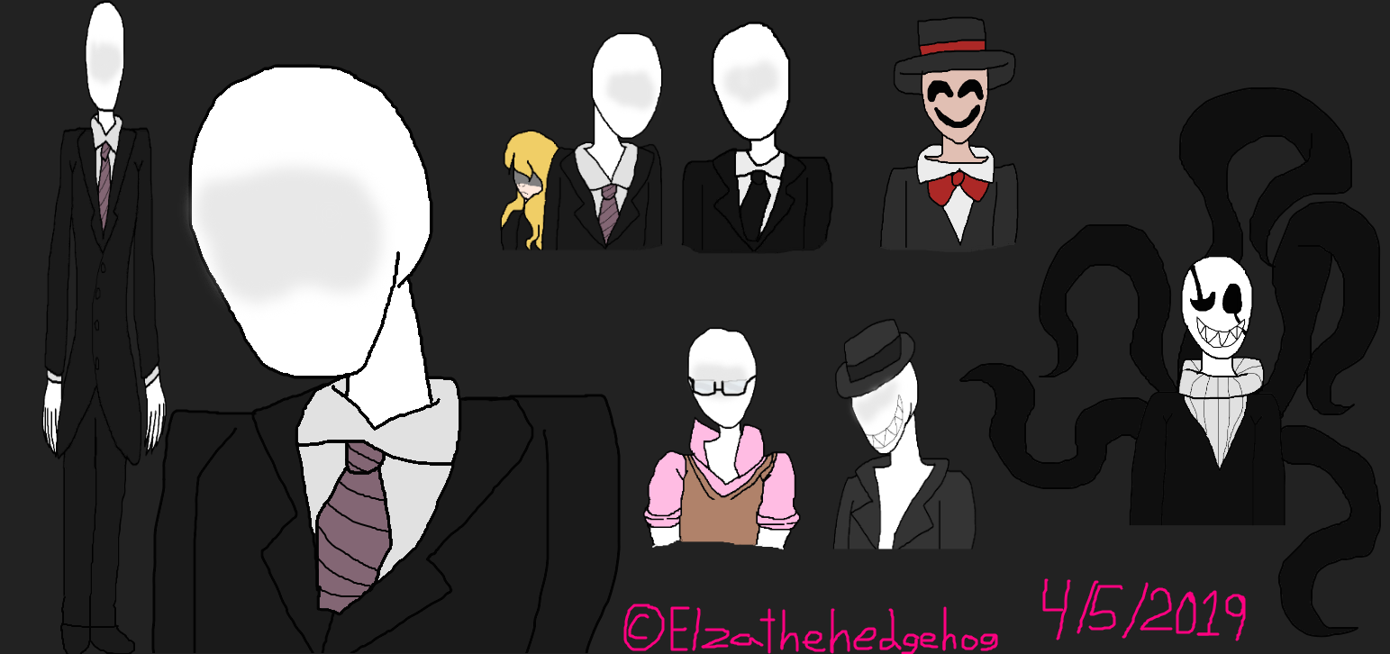 The Man Who Speaks In Hands And Slender Bros by Elzathehedgehog on ...