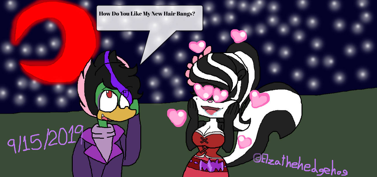 Plumette's Loving DJ's New Hair Style(Gift) by Elzathehedgehog on ...