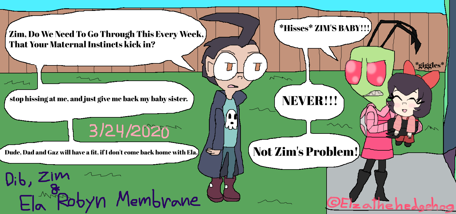 Zim's Maternal Instincts Are A Pain (For Dib) by Elzathehedgehog on ...