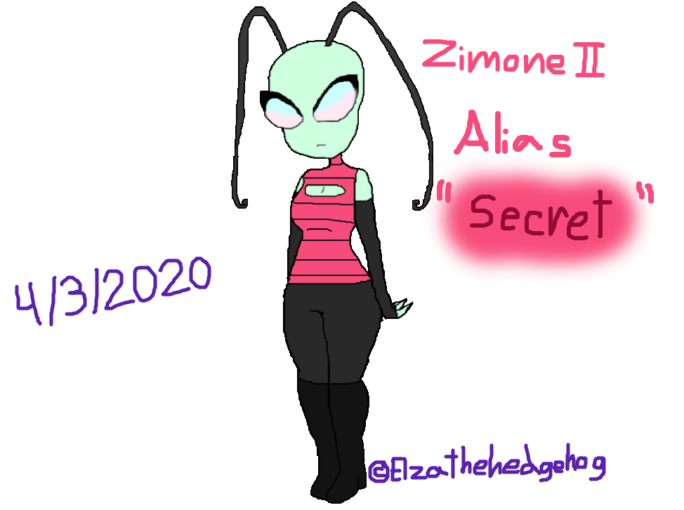 Invader Zim OC: Zimone II (2020) by Elzathehedgehog on DeviantArt