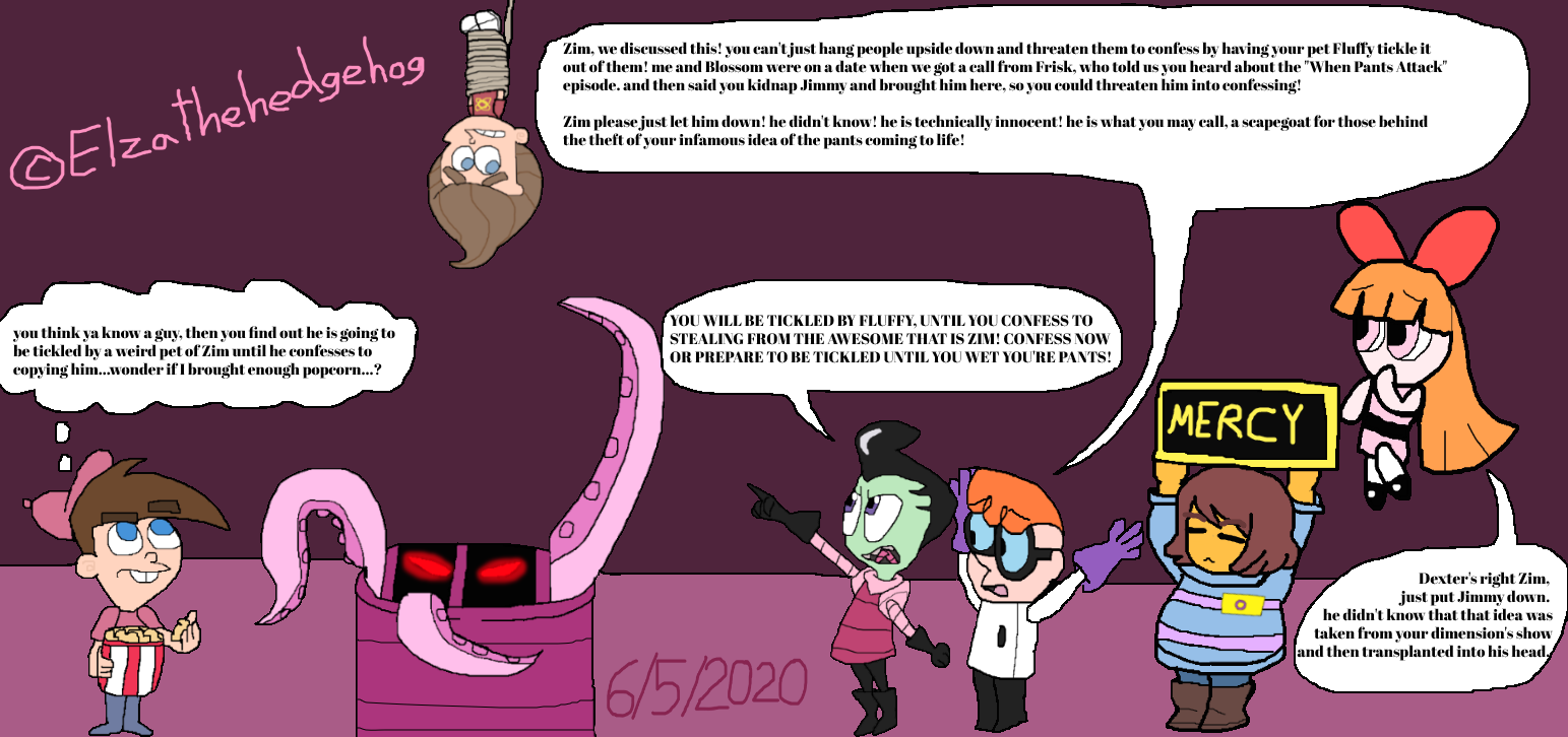 Jimmy Neutron Meet Zim's Pet Fluffy by Elzathehedgehog on DeviantArt