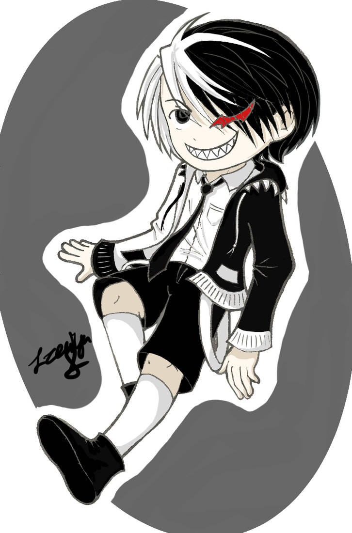 Monokuma Human Chibi by waziuchiha on DeviantArt