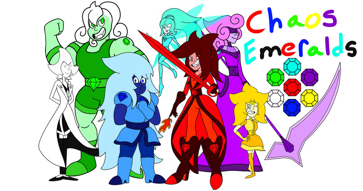 Chaos Emeralds Redraw 2020 By Sugnao On Deviantart