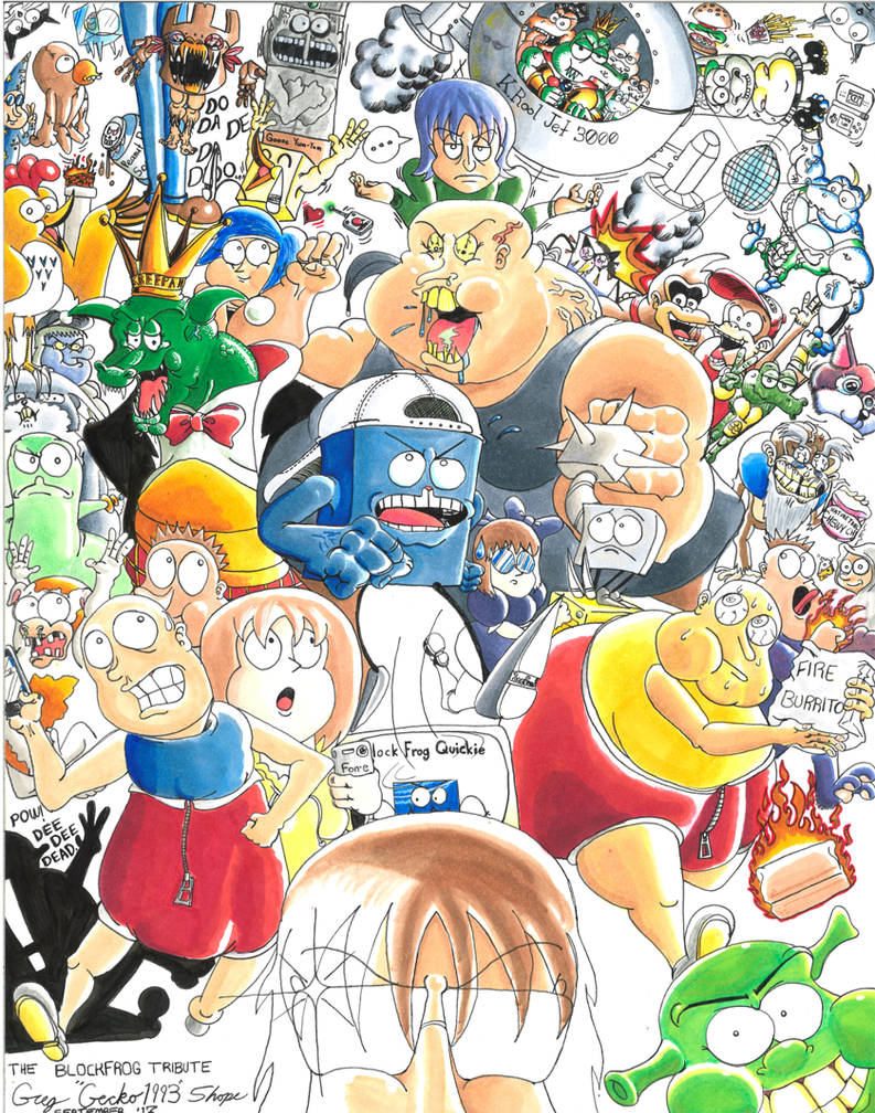 Block Frog Tribute by Gecko1993 on DeviantArt