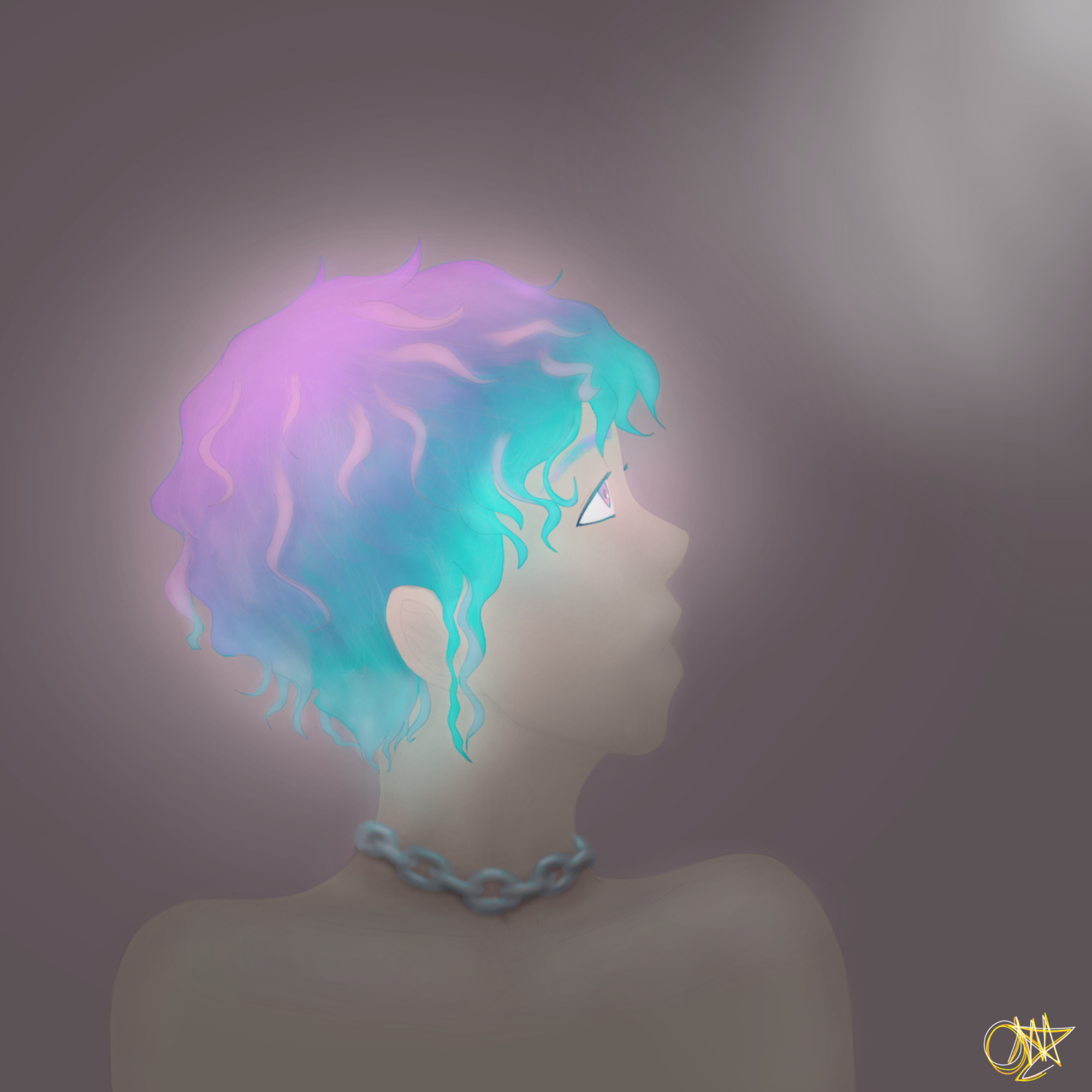 Glowing Girl by Artsavycat on DeviantArt