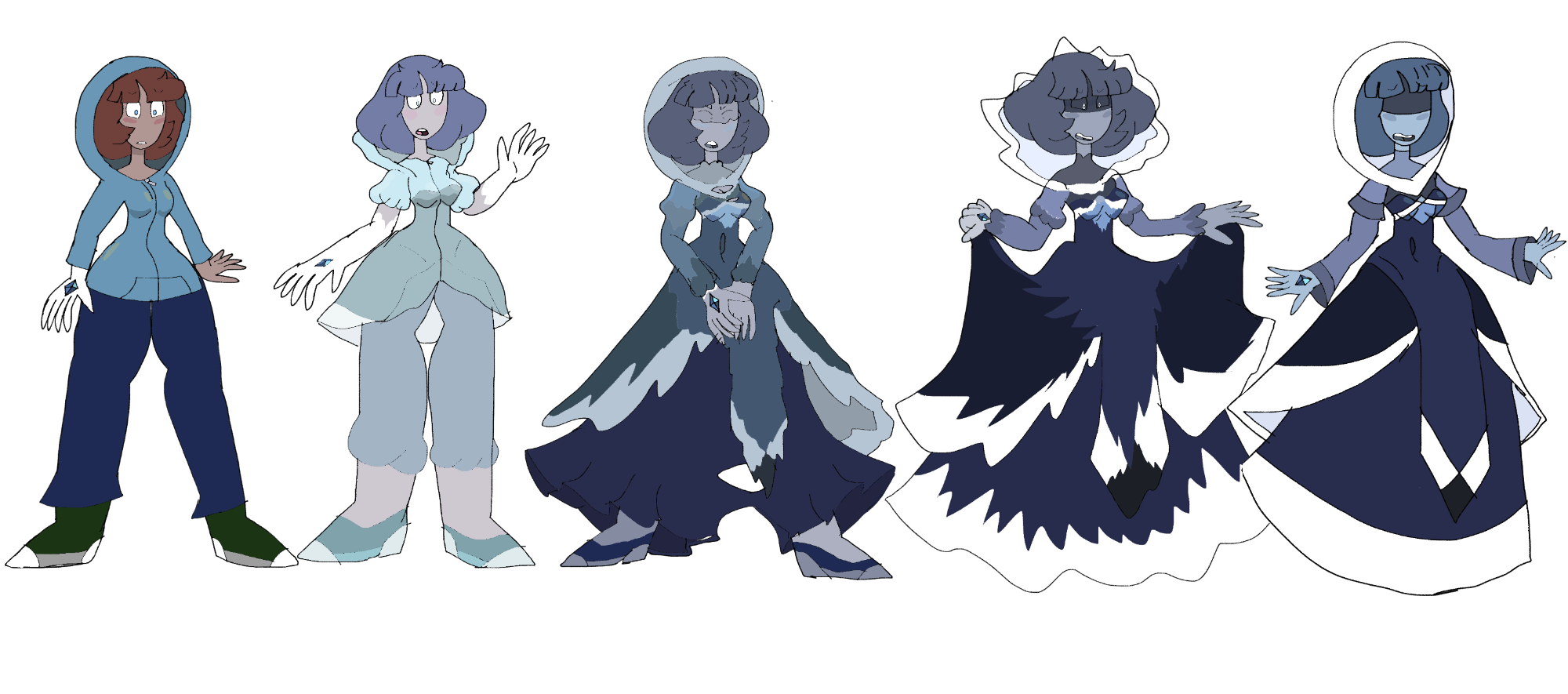 A lovely temporary look! (Gemsona TG TF) by shelby2342 on DeviantArt
