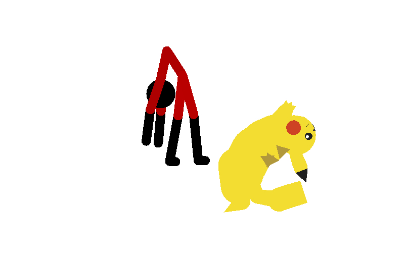 Feral pikachu by StickMenDie on DeviantArt