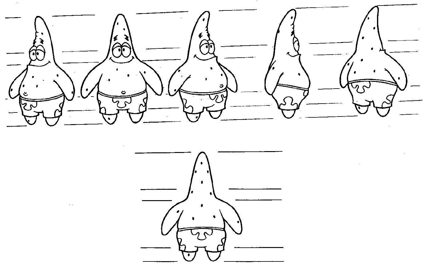Patrick Star turnaround by keikelly0308 on DeviantArt