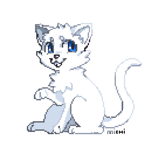 F2U Pixel Cat Base by Dalolywolf on DeviantArt
