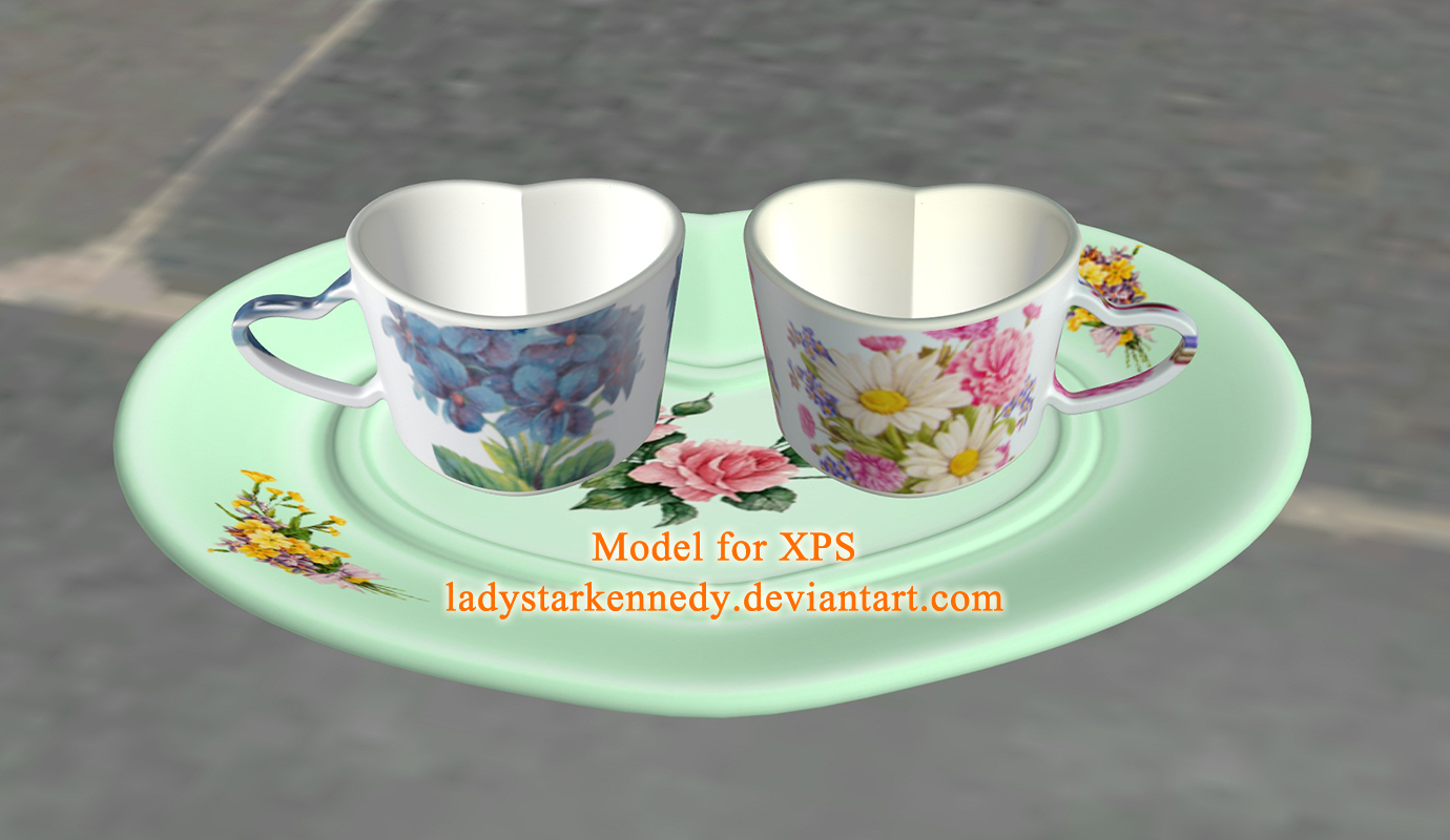 XPS Model - Couples Cups by ladystarkennedy on DeviantArt
